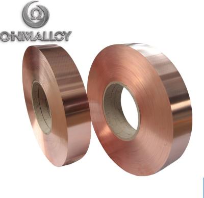China Bright Surface Pure Copper Metal Strips JIS C1100 0.2 X 3mm For Earphone Tape Wire for sale