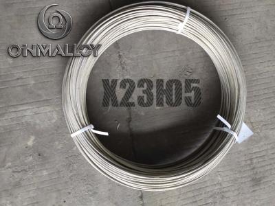 China Fechral Alloy Heat Resistant Wire KH23YU5 5mm For Industrial Furnace Coil Shape for sale