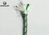 China Type K Thermocouple Extension Cable Fiberglass Insulation 49KG/KM Weight for sale