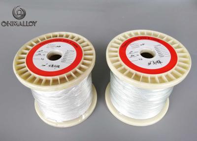 China White Color Insulated Heating Wire Nickel Alloy Wire Vitreous Silica Fiber 0Cr20Ni80 for sale