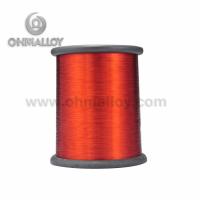 China Annealing Red MWS-294 Constantan Resistance Wire CuNi44 Enameling Insulation for sale