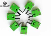 China Miniature Thermocouple Type K Connector Plug IEC Chromel Alumel Tab High Accuracy for sale