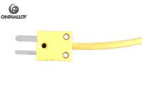 China Thermocouple Connector ANSI Standard K Type Flat Pin High Accuracy Fast Response for sale