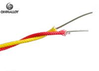 China X-FB-0.81 Fiberglass Insulated Thermocouple Cable Type K 100M/Coil Extension Class I for sale