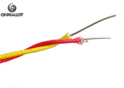 China X-FB-0.81 Fiberglass Insulated Thermocouple Cable Type K 100M/Coil Extension Class I for sale