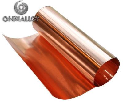 China Annealling State QBe2 Strip HV<130HV C17200 0.2~0.8x250mm For Bellows for sale