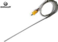 China High Temperature Mineral Insulated Thermocouple with Extension Cable Plug Connector for sale