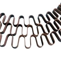 China Bright Surface FeCrAl Alloy Flat Wire Cr21Al6Nb Electrical Heating Wire for sale