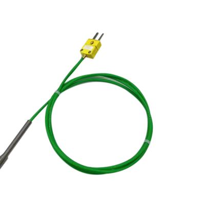China Waterproof Probe Ultrafine Thermocouple Cable Temperature Sensor for sale