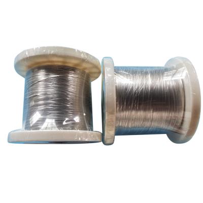 China Pure Nickel Flat Wire Vacuum Melting Processing 0.1 X 1.2 Mm for sale