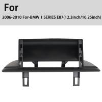China Yuecai 12.3inch Car Frame Fascia Adapter Android Radio Dash Fitting Panel Kit For Bmw 1 Series E81 E82 E87 E88 2007-2023 for sale