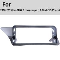 China Android Car Radio Fascia Plastic Frame Accessories For BENZ E Class Coupe 2010-2015 12.3inch/10.25inch With Wire Cable for sale