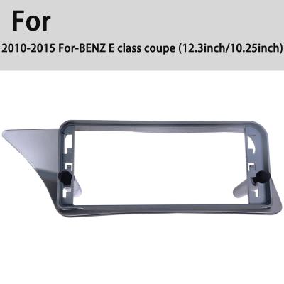 China Android Car Radio Fascia Plastic Frame Accessories For BENZ E Class Coupe 2010-2015 12.3inch/10.25inch With Wire Cable for sale