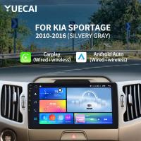 China 9inch IPS/QLED/2K Touch Screen Car DVD Player GPS Navigation System for KIA SPORTAGE 2010-2016 for sale