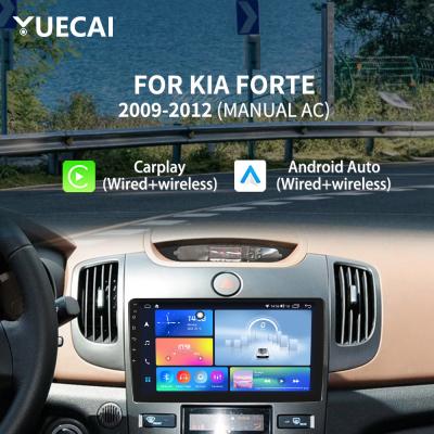 China Yuecai Touch Screen Display Ips/Qled/2k Car Dvd Player Gps Navigation System Head Unit For KIA FORTE2009-2012 for sale