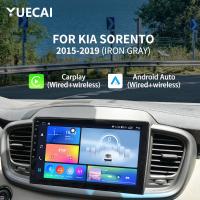 China IRON GRAY 10inch Carplay Android Auto Car Dvd Player for KIA SORENTO 2015-2019 for sale