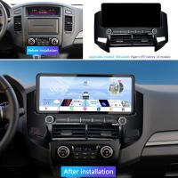 China 12.3Inch Universal Car Head Unit Mitsubishi Pajero V97 Dashboard Big Screen Car DVD Player for sale