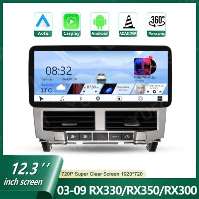 China 12.3Inch Android Car Head Unit with Carplay for Lexus RX330 for sale