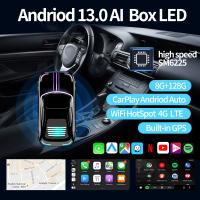 China Factory Price 7 Colors ABS Material Android Carplay Box Wireless Carplay Adapter with 5G WIFI BT 5.0 2IN1 Wireless for sale