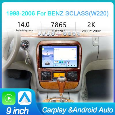 China 9Inch ABS Material Car Android Stereo Radio Screen System for BENZ SCLASS(W220) CE/FCC/ROHS Certified for sale