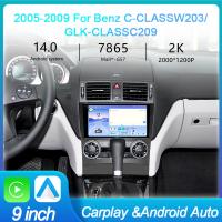 China Factory Wholesale Price ABS Material Car Android Stereo for Benz C-CLASS W203 GLK-CLASS C209 2005-2009 with 5-8 Working Days Delivery and MOQ 100PCS for sale
