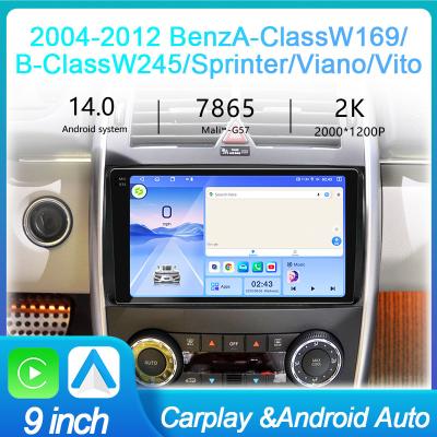 China ABS Material Android Stereo Car Radio for Benz A-Class W169/B-Class W245/Sprinter/Viano/Vito 2004-2012 with 5-8 Working Days Delivery and MOQ 100PCS for sale
