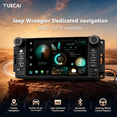 China 7Inch Android Car Stereo Car Radio GPS Car Audio FM Digital Signal Processor Touch Screen Navigation for Jeep Wrangler for sale