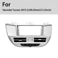 China 12.3Inch LHD Cars Carplay Multimedia Player Android Radio Dashboard Frame for Hyundai Tucson 2015 for sale