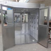 China 4 Persons Clean Room Air Shower Tunnel With Slid Door for Aerospace Industry for sale