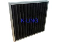China Activated Carbon Pleated Panel Air Filters for sale