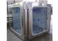China Air Proof Cleanroom Pass Box L Shape With Electronical Lock for sale