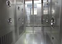China Cleanroom Stainless Steel Semi Glass Air Shower Tunnel Customized Size for sale
