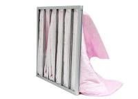 China F5-F9 Medium Efficiency Pocket Air Filter Bag With Synthetic Fiber for sale
