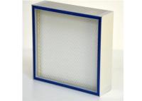 China Mini Pleat Fiber Glass HEPA Air Filter Media Top Side Gel Seal for sale