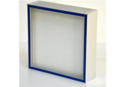 China Mini Pleat Fiber Glass HEPA Air Filter Media Top Side Gel Seal for sale