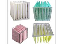 China Synthetic Fiber Air Conditioning Bag Filter Medium Efficiency Washable for sale