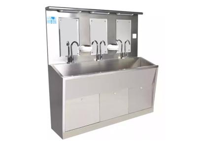 China 304 Stainless Steel Hospital Surgical Wash Basin Multi Person Seats for sale