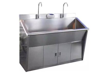 China Stainless Steel Hospital Medical Wash Basin With Foot Operated Sensor for sale