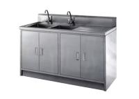 China Hospital Hand Washing Sink Cabinet 304 Stainless Steel For Disinfection for sale
