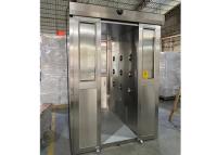 China Sliding Door Air Shower Tunnel With 3 Blowers Adjustable Speed for sale