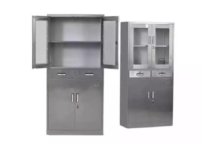China 1800x900x450mm Medical Level SUS Cabinet Silver Or Custom Color for sale