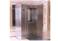 China Custom 1000mm Depth Stainless Steel Air Shower With  Electric Panel Control H13 for sale