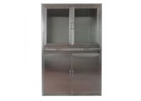 China Full Welding Lab Cabinet Medical Level SUS201 Silver Or Custom Color for sale