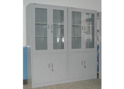 China Dustproof Full Steel Reagent Cabinet With Swing Door And Key Lock for sale