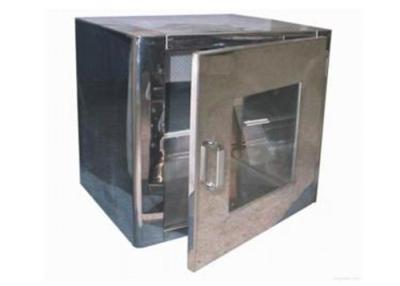 China Stainless Steel 304 Cabinet Static Laboratory Cleanroom Transfer Window With UV Light for sale