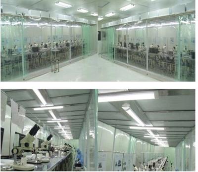 China High Humidity Softwall Clean Room with PVC Film Wall and Customized Size Laminar Flow Booth for sale