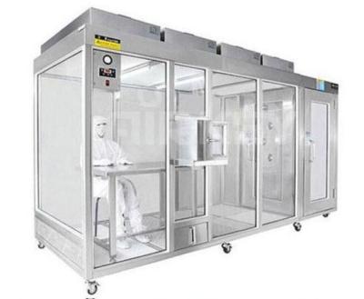 China Aluminum Alloy Frame Softwall Clean Room 300Lux Lighting Surface Treatment Polishing for sale