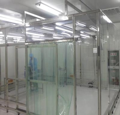 China High Illumination Softwall Clean Room H14 Non Unidirectional Air Flow for sale