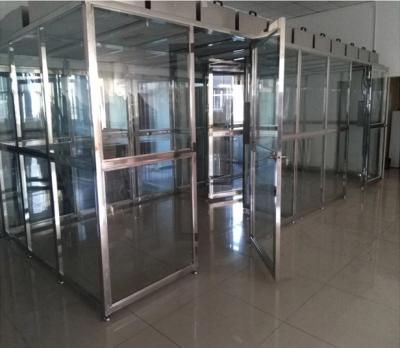 China Custom Aluminum Frame Softwall Cleanroom Unidirectional Air Flow for sale