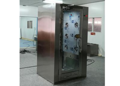 China PLC Control System Cleanroom Air Shower 20-25 M/S Air Velocity 220V/50Hz Power Supply for sale